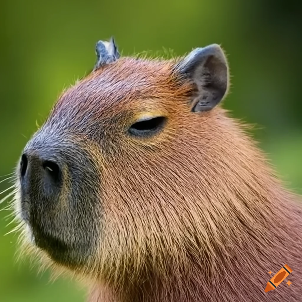 Capybara close up