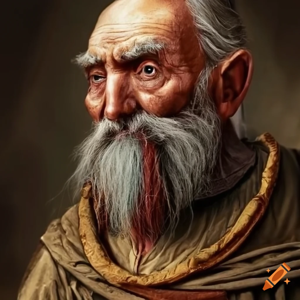Old medival man