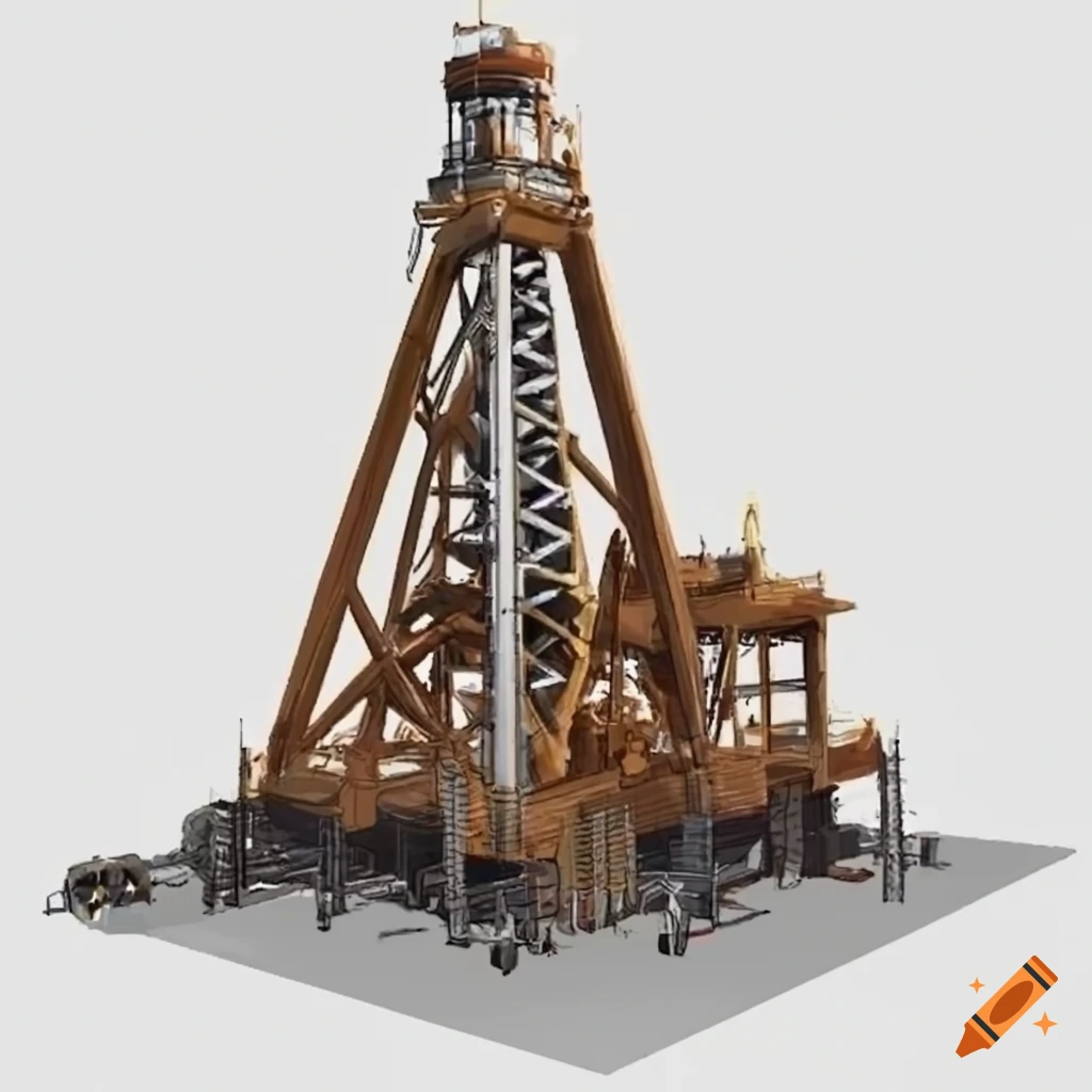 Drilling rig,2d character