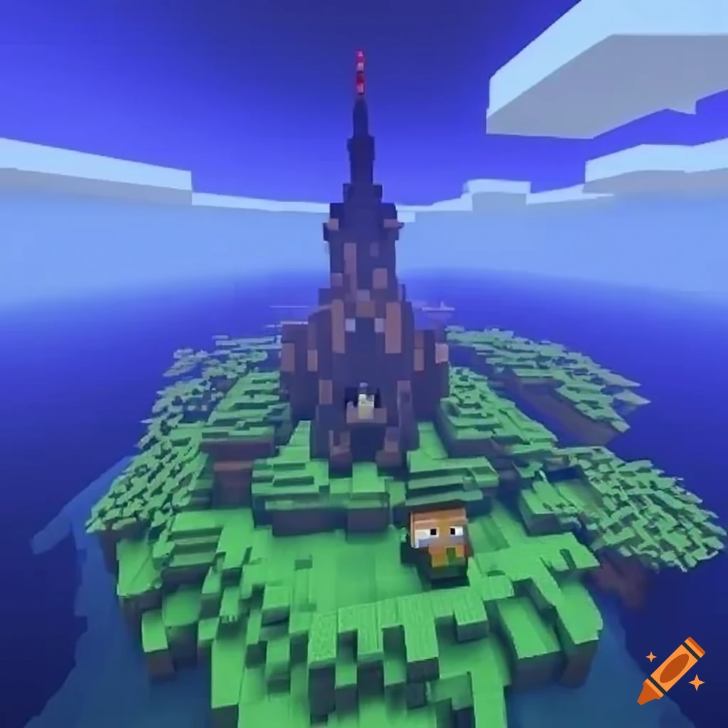 Heaven in the minecraft game universe