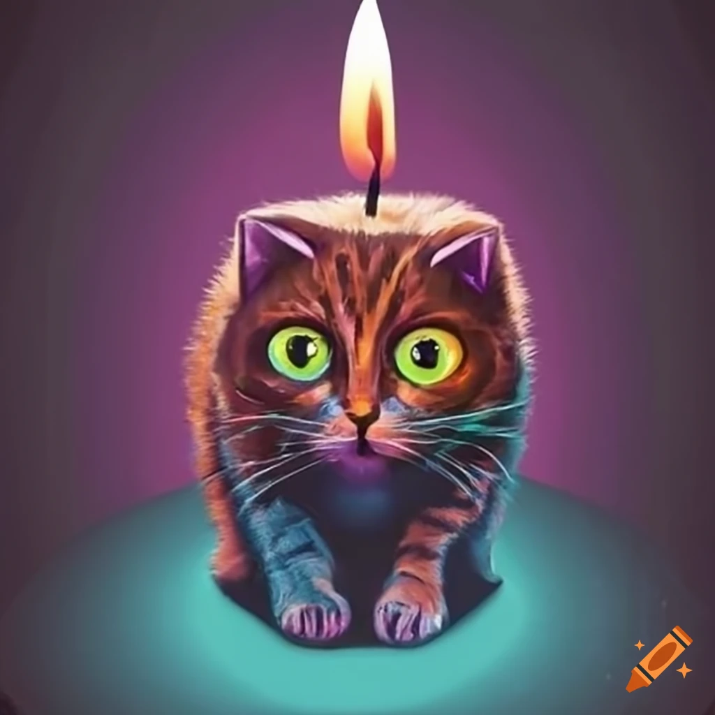 Candle cat