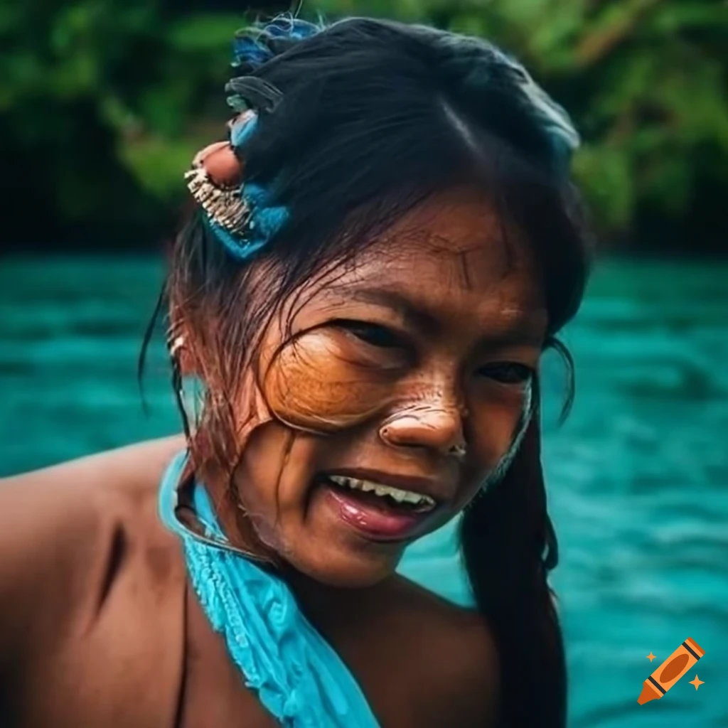 Tribe ocean bajau on Craiyon