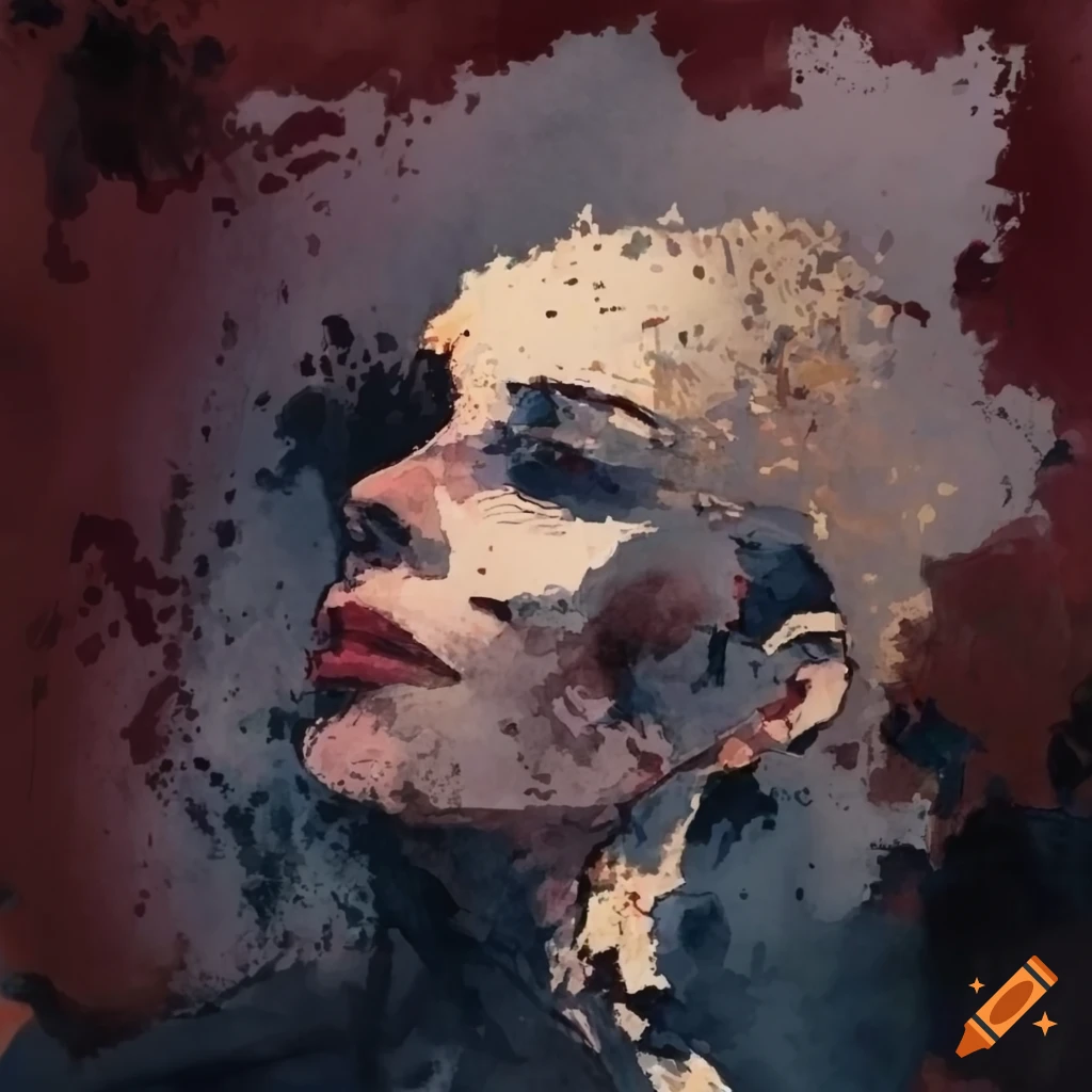 Parker Posey drawn in the style of Metal Gear Solid artbook concept art ...