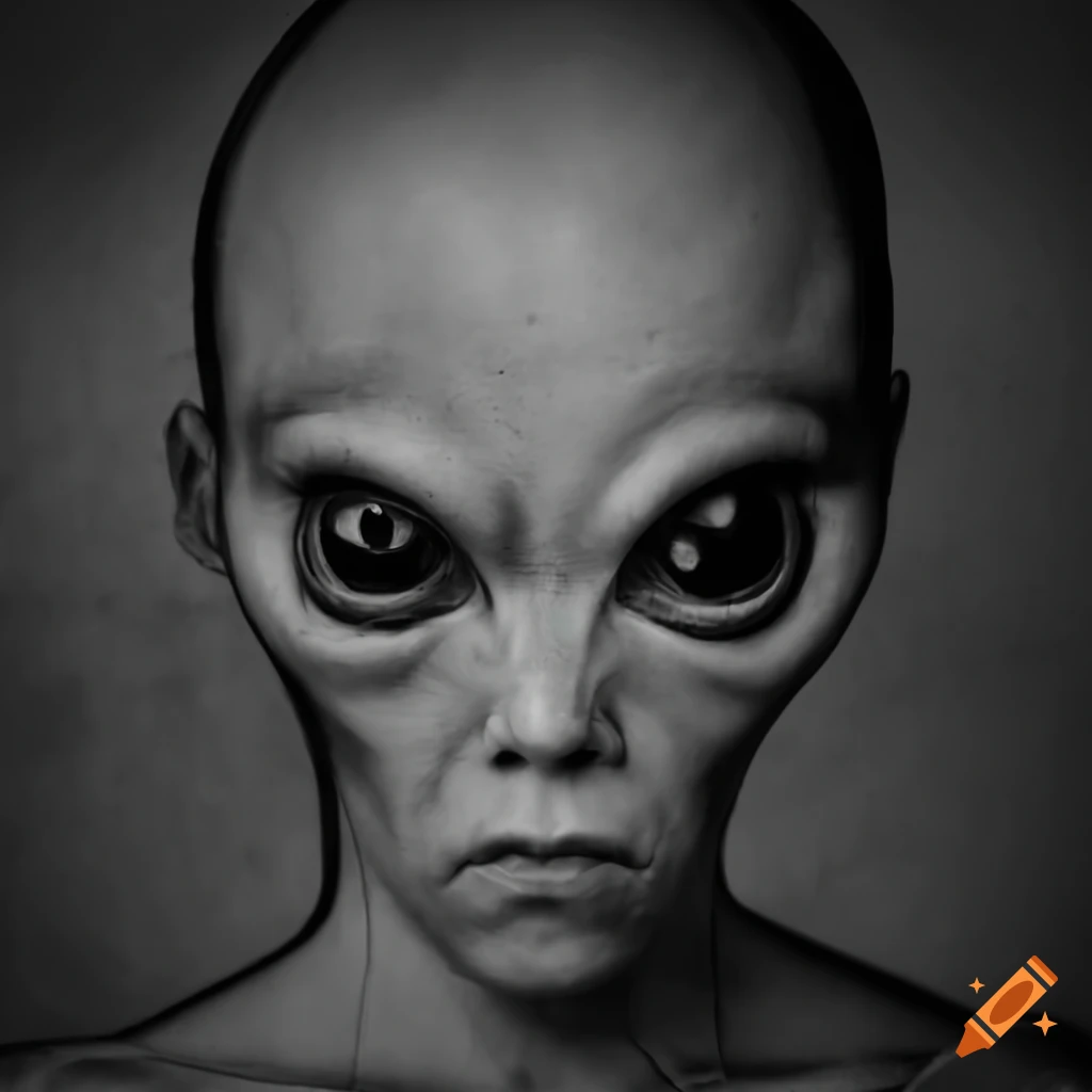 Alien ghost on Craiyon