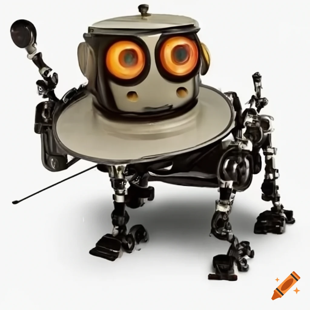 Funny robots on Craiyon