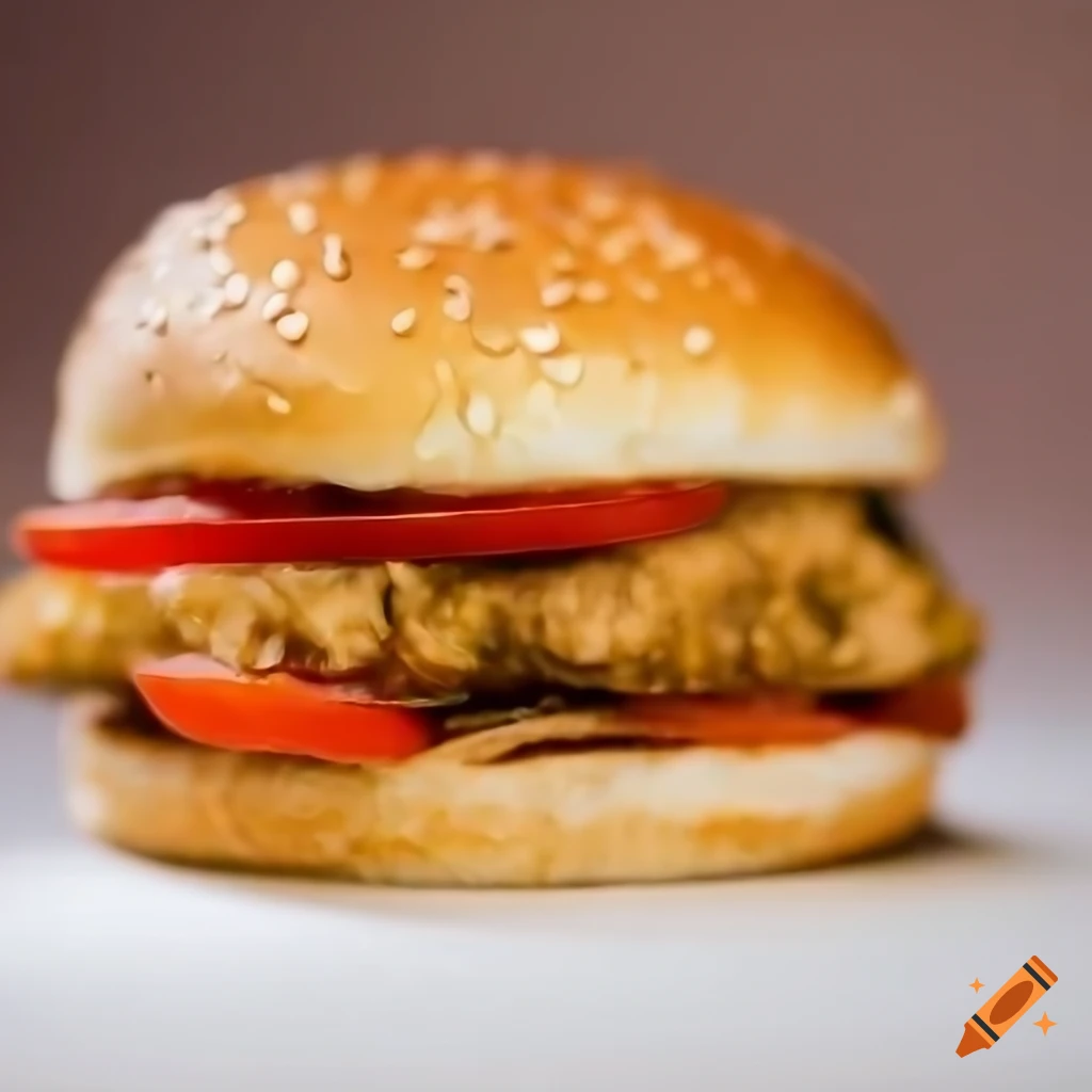 A chicken burger, Editorial Photography, Photography, Shot on 70mm lens ...
