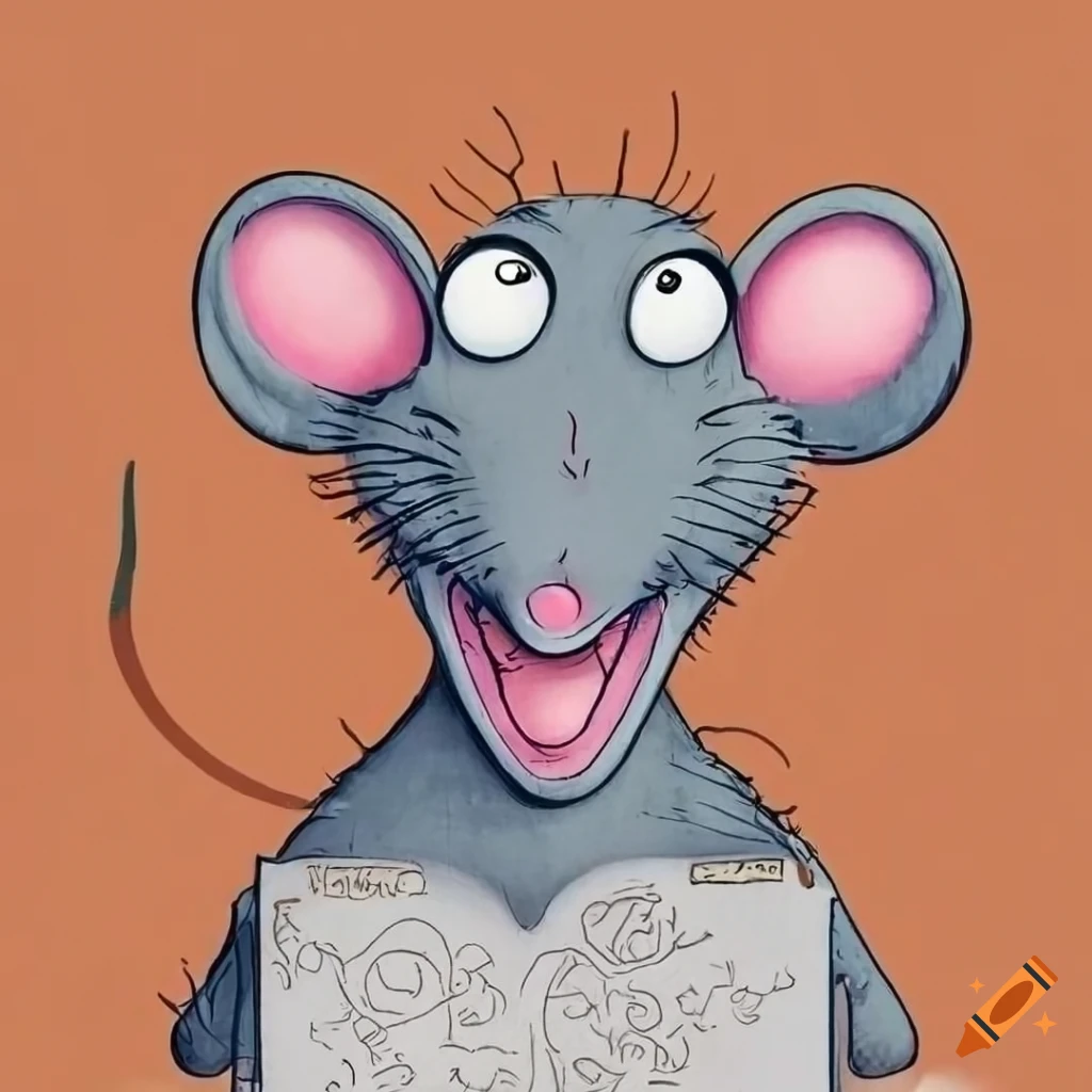 Cartoon rat with words @typical_park_rat