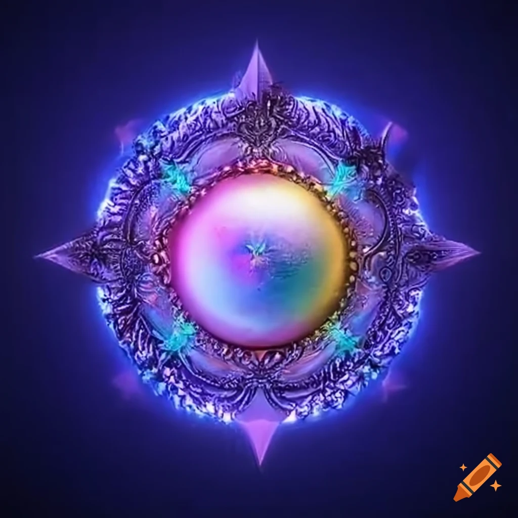 A gleaming gold coin with a spinning star ornament