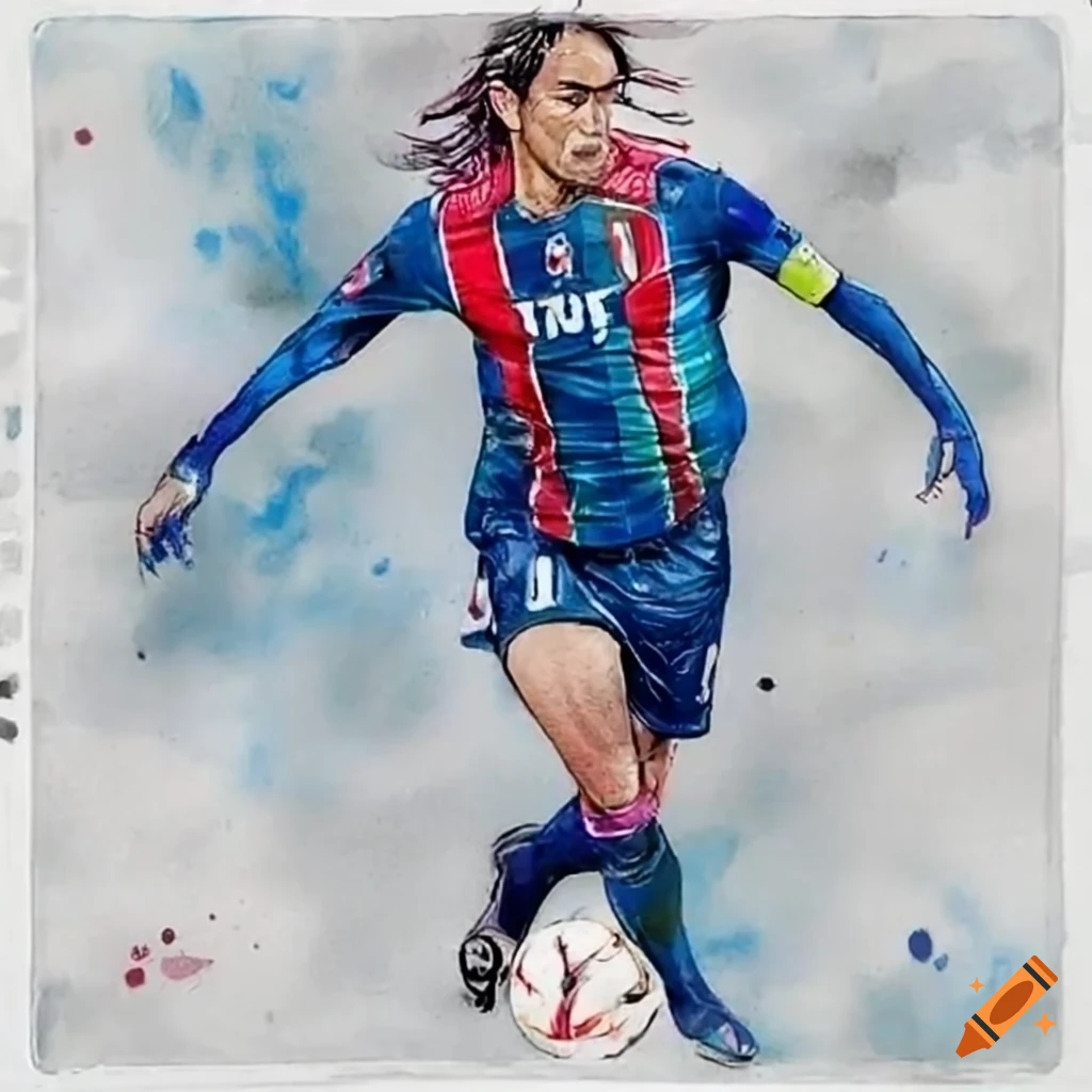 Filippo inzaghi wearing the blue lock bodysuit on Craiyon