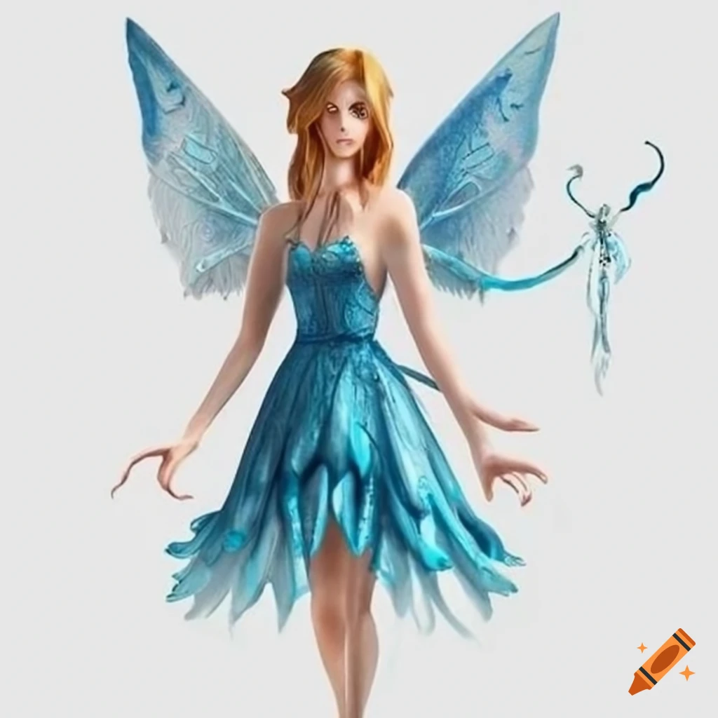 Angel fairy on Craiyon