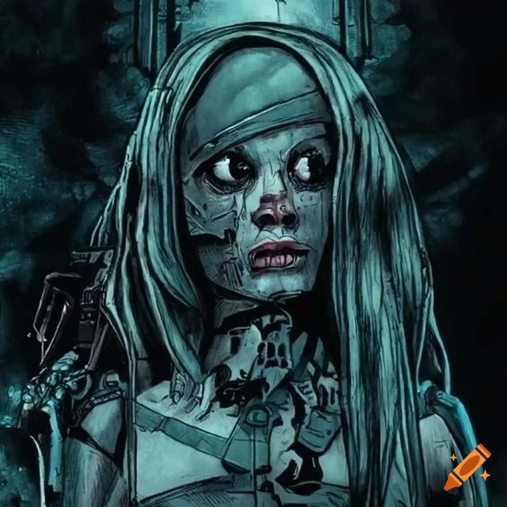 A surreal drawing inspired by richard case and doom patrol comics