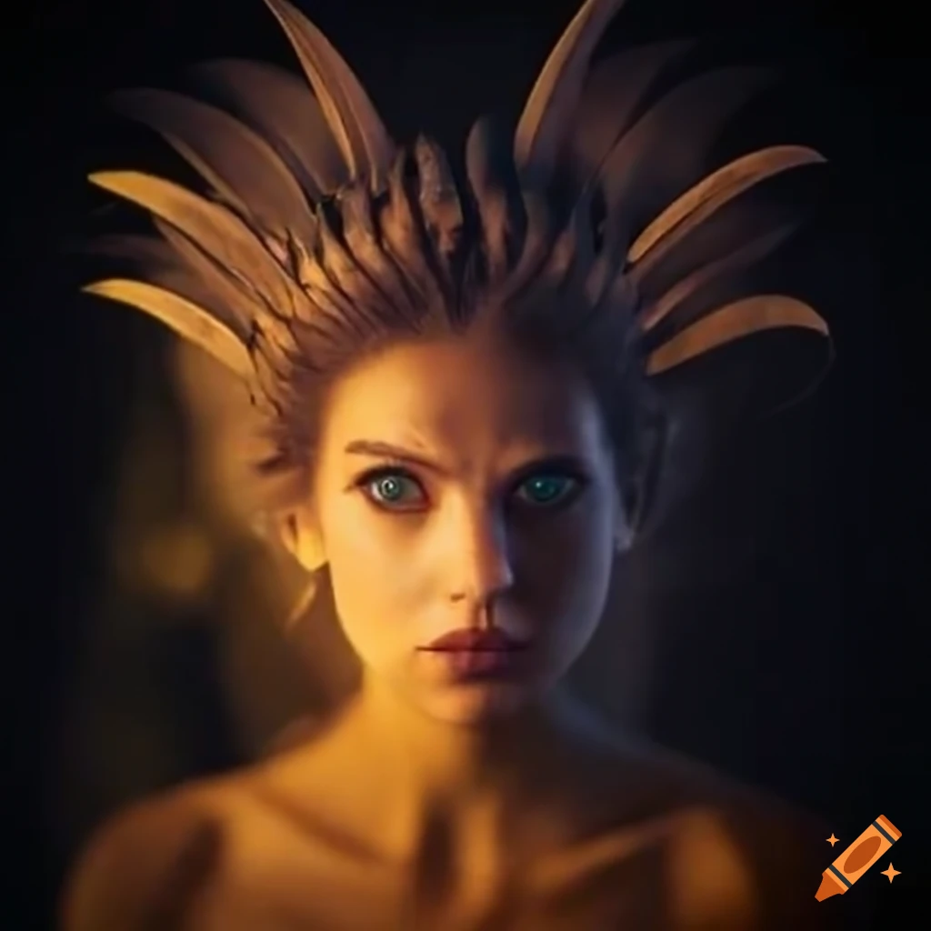 Female dragon animorph on Craiyon