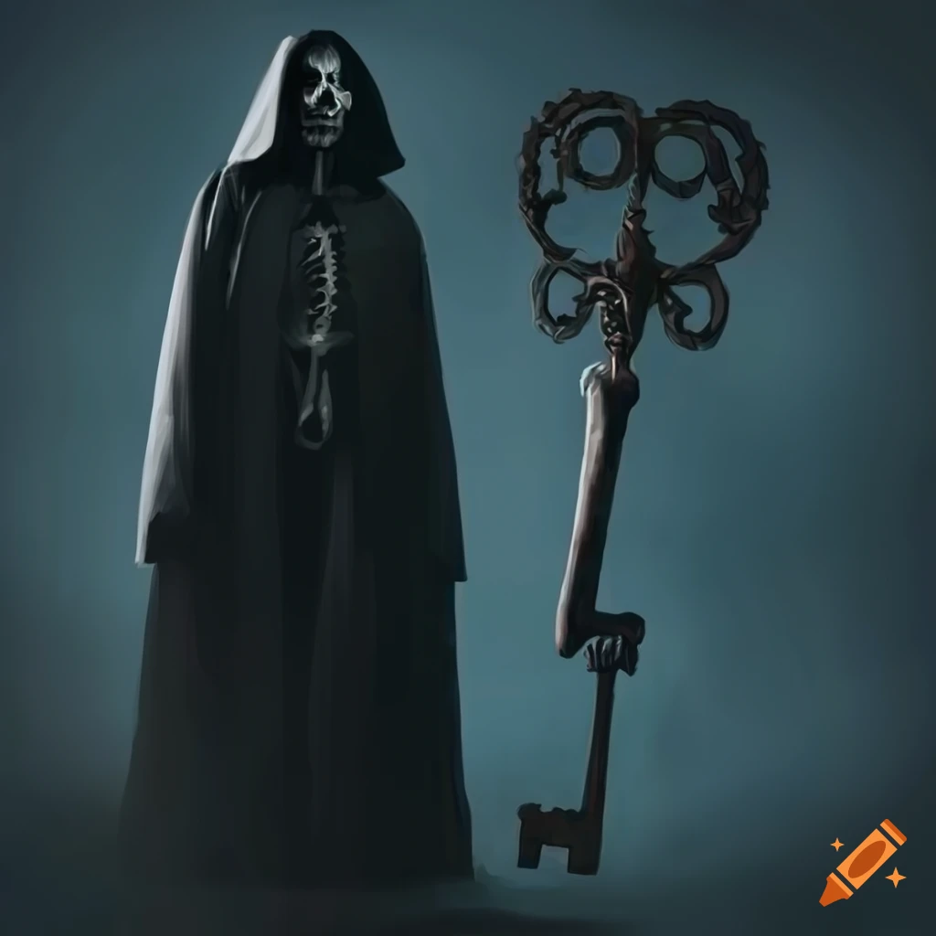 Fantasy A stylish full body portrait of a male skeleton lich in a black ...