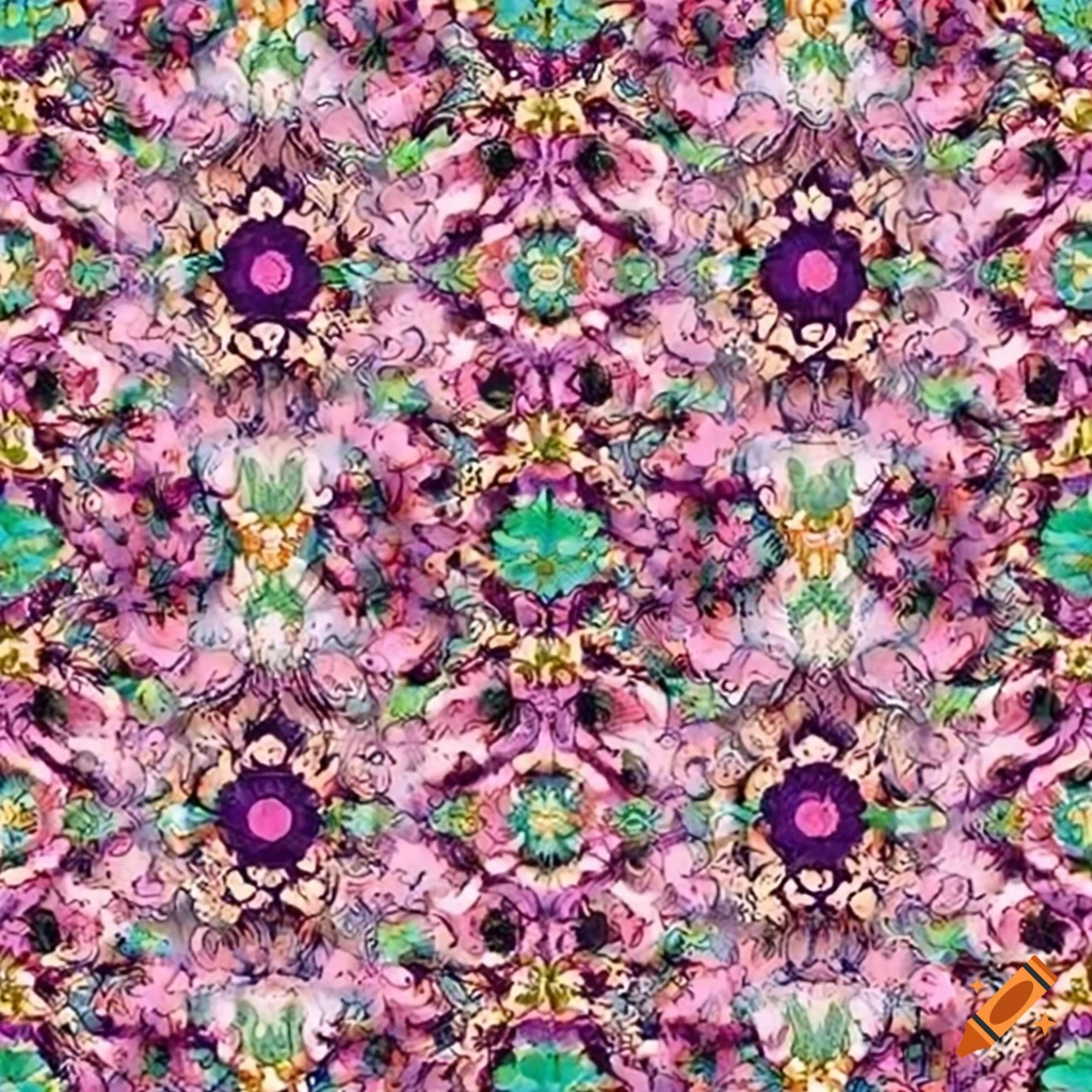 Flower seamless pattern digital paper