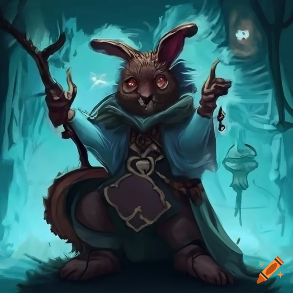 Rabbit wizard in dnd