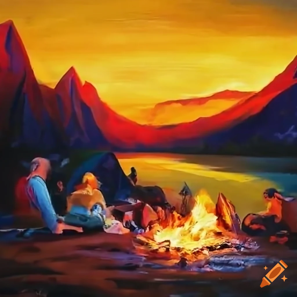Sleeping In Front Of A Fire