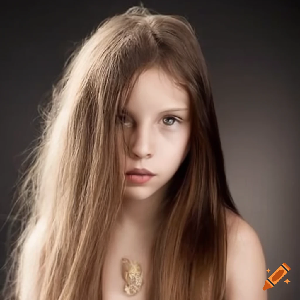 Gladiator girl age 12. side view