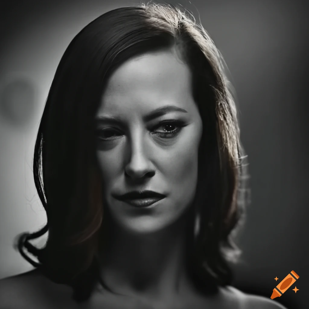 Vintage film noir poster featuring a glamorous jen psaki