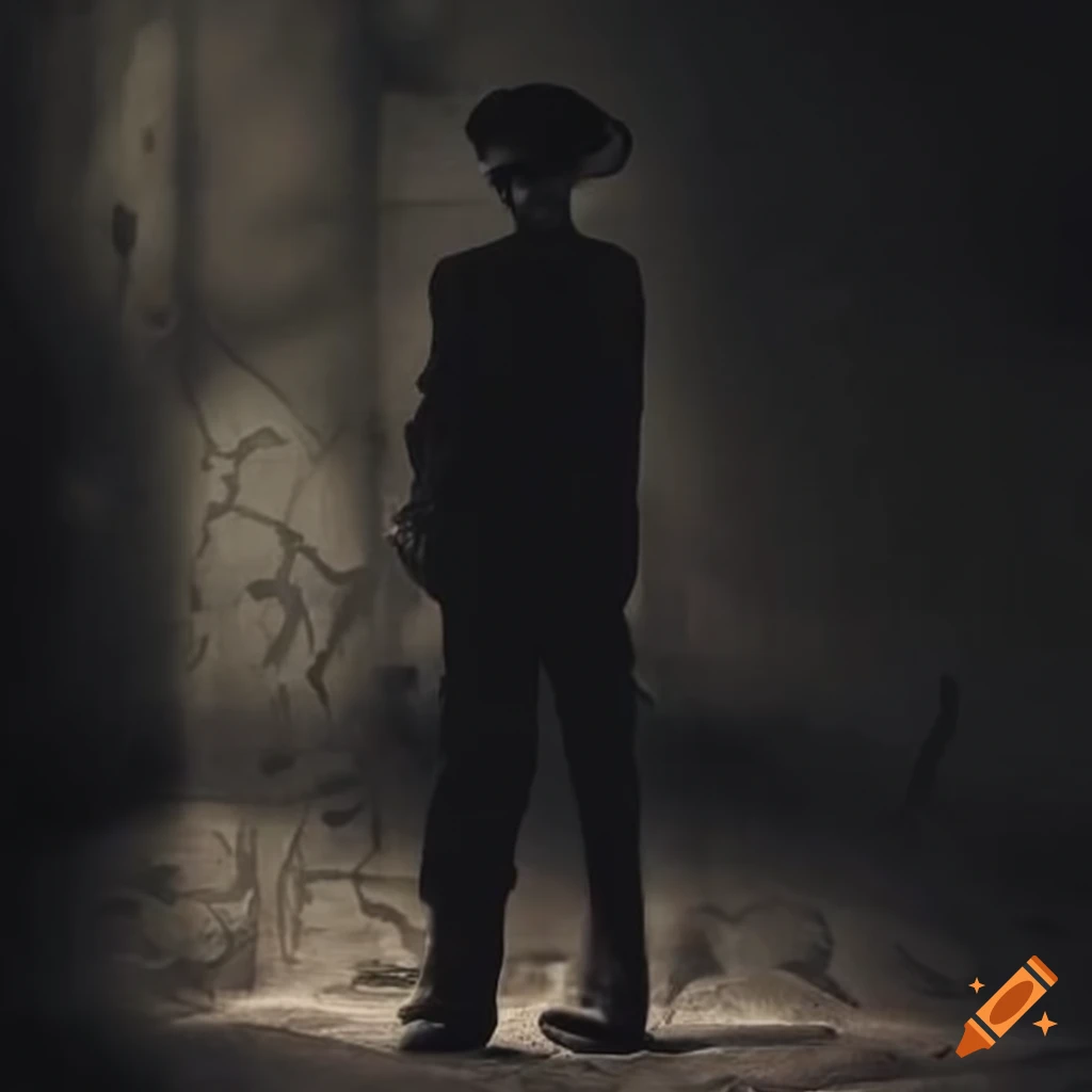 A man in the shadows