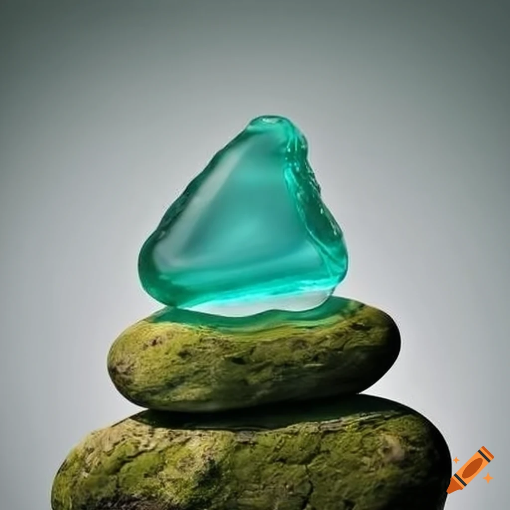 Stone hedge but the rocks are made of glass