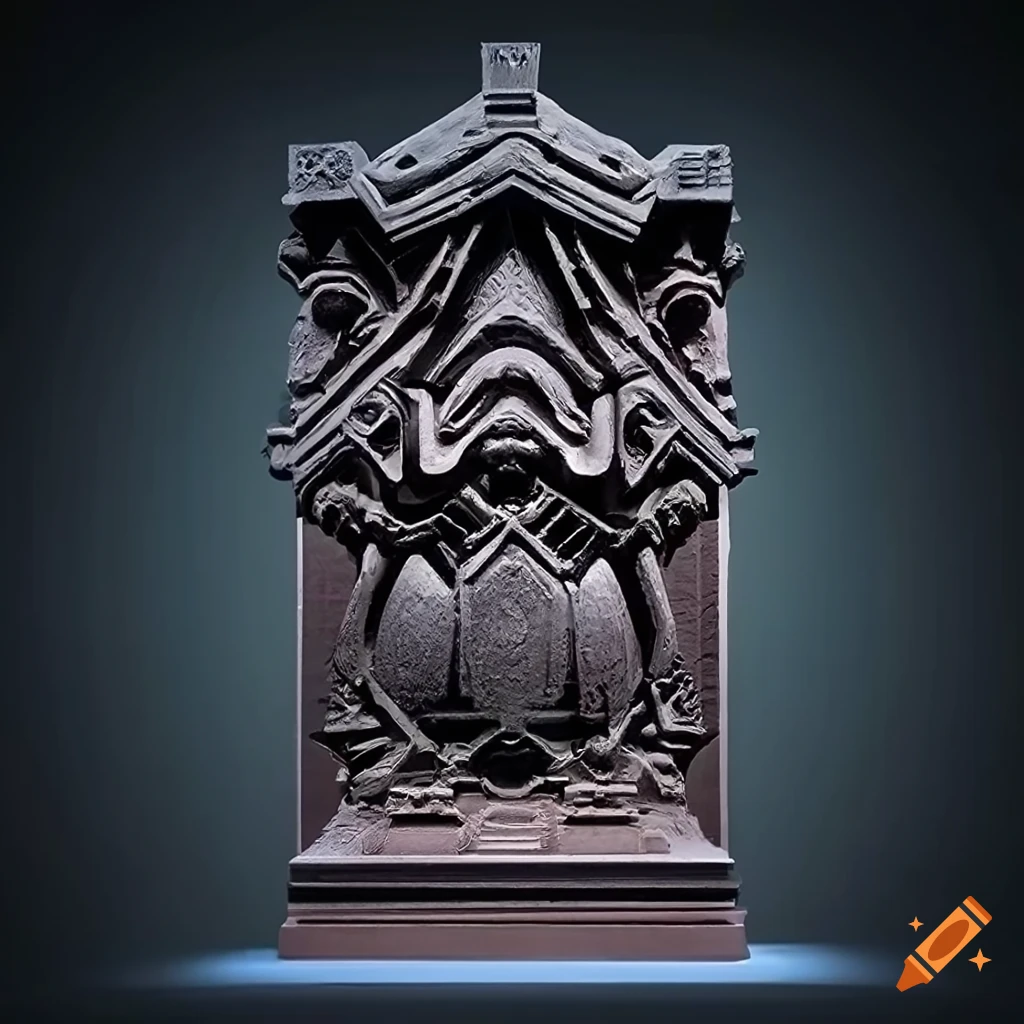 ‘Architectural Stave carving’-Style, Zelda game sculpture, stunning ...