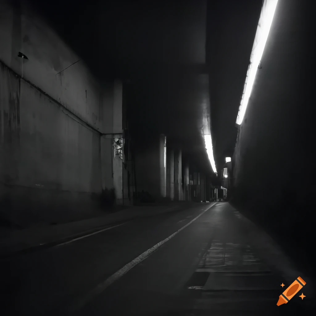 Real life, liminal space, City space, dim lighting high quality ...