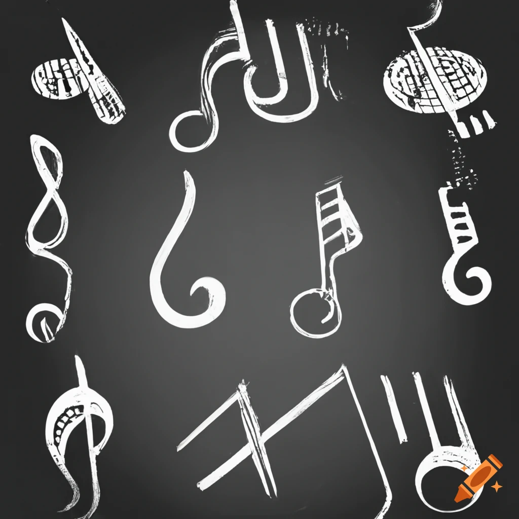 Symbols movie , music on Craiyon