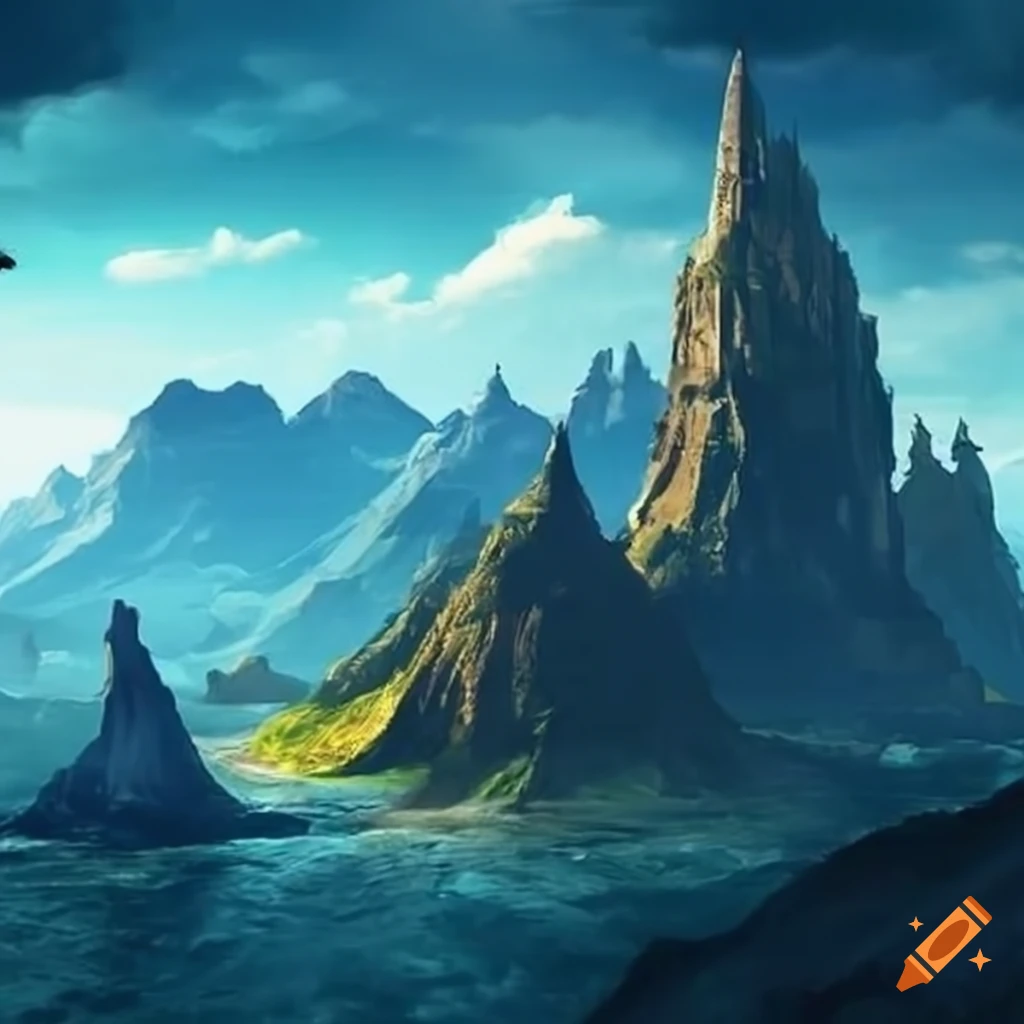 God's kingdom descending to earth on Craiyon