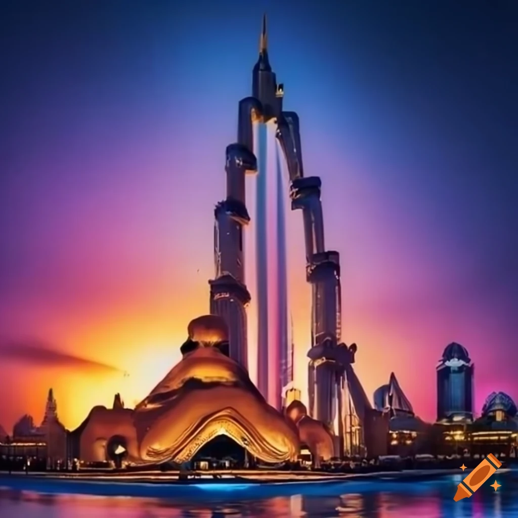 Genrarte a image of dubai theme park