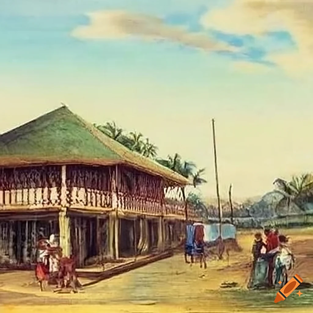Samoa town in 1880