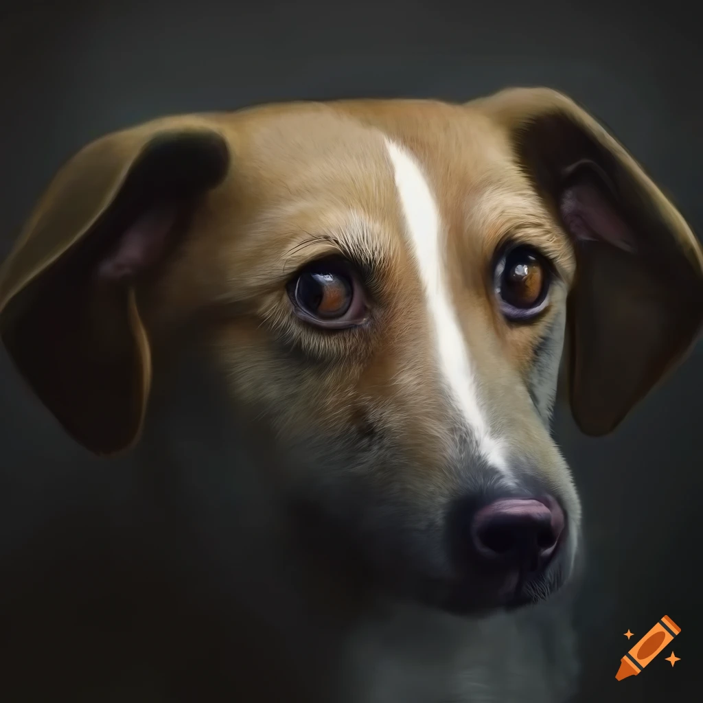 Hyperrealistic 8K Wallpaper of dog losing his job on Craiyon