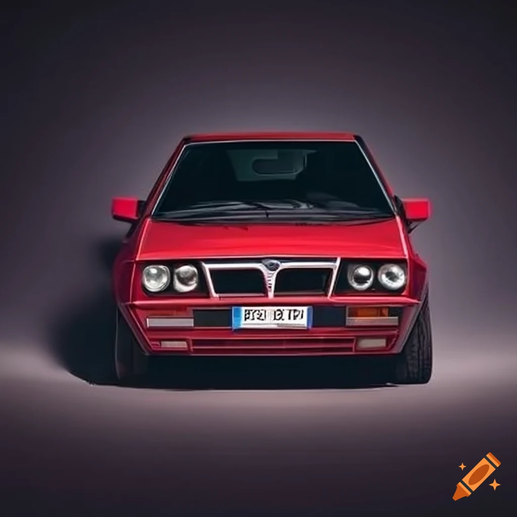 Modern look lancia delta integrale on Craiyon