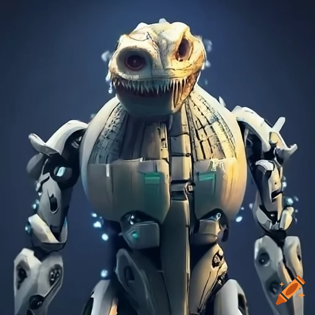 Mecha elon musk versus reptilian zuckerberg on Craiyon