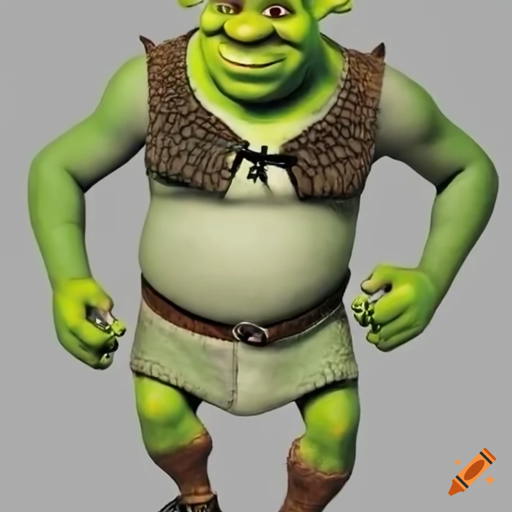 Anthropomorphic shrek