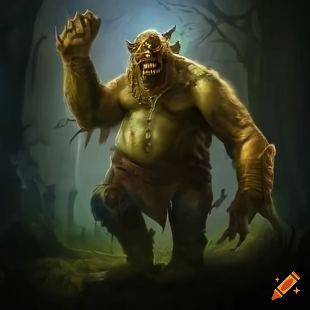 Fantasy troll on Craiyon