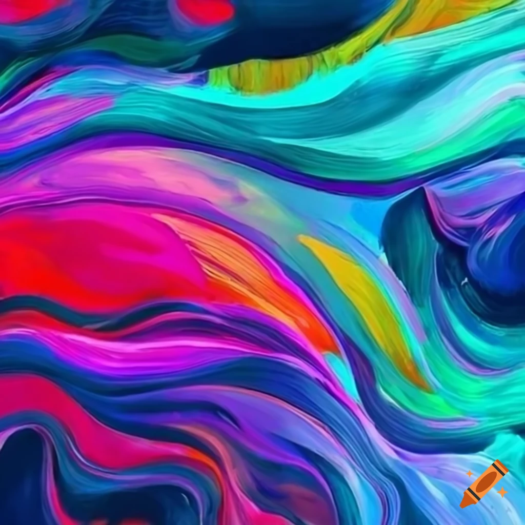 Abstract ocean wave on Craiyon