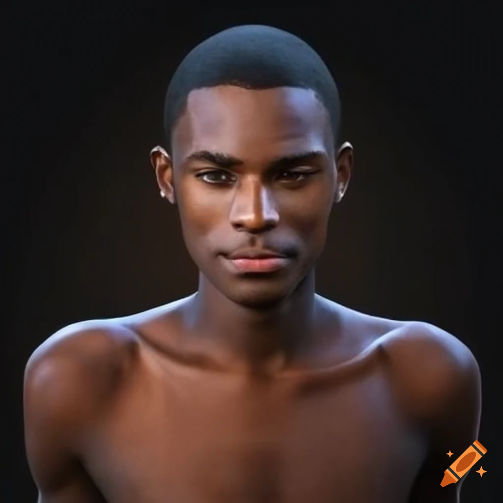 A handsome young bermudian man on Craiyon