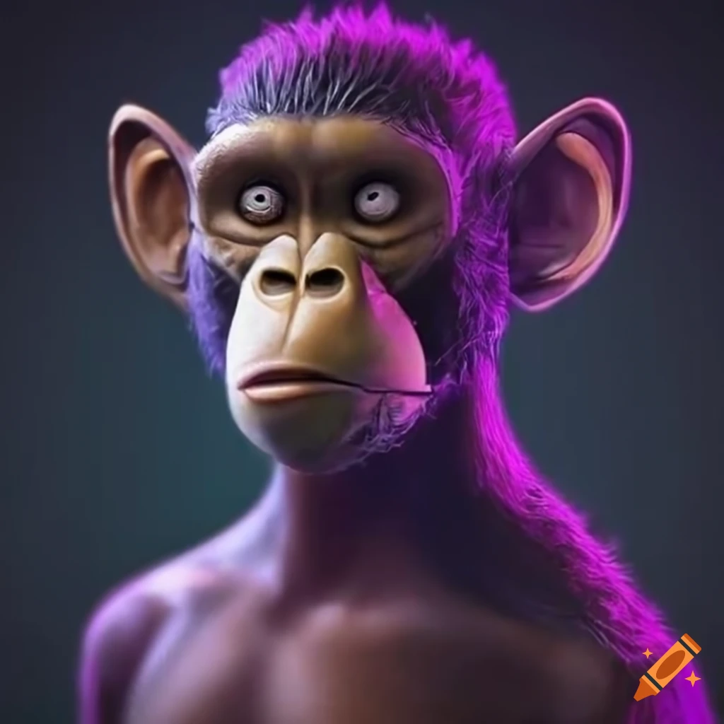 Cyberpunk ape on Craiyon