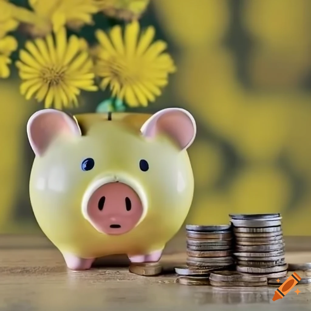 Yellow Piggy Bank