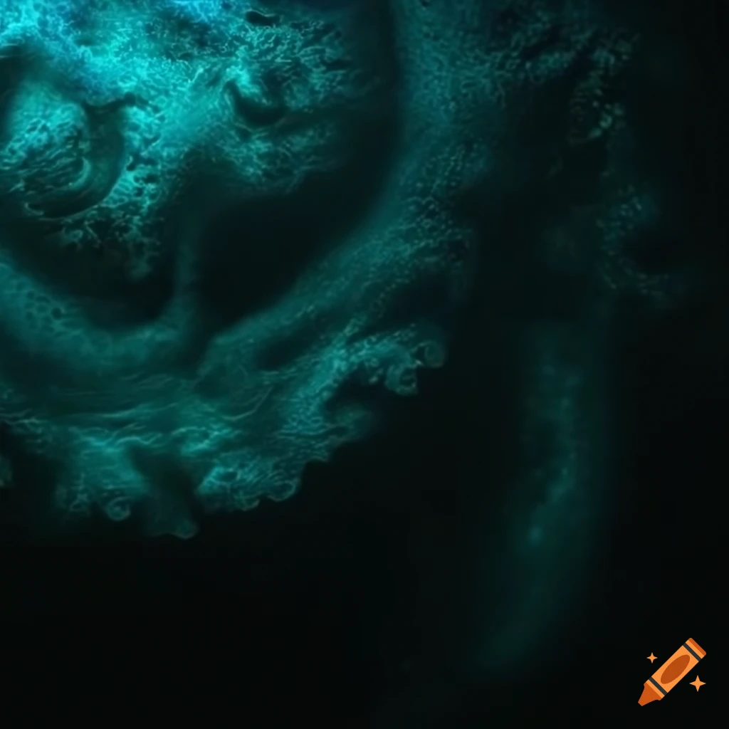 Antarctica lovecraft dark glowing high resolution