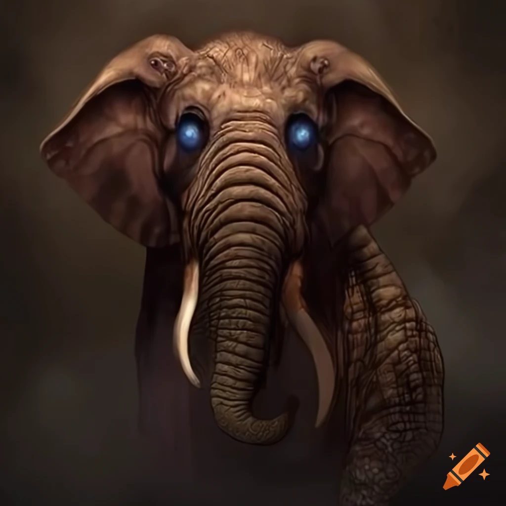 Elephant fantasy monster