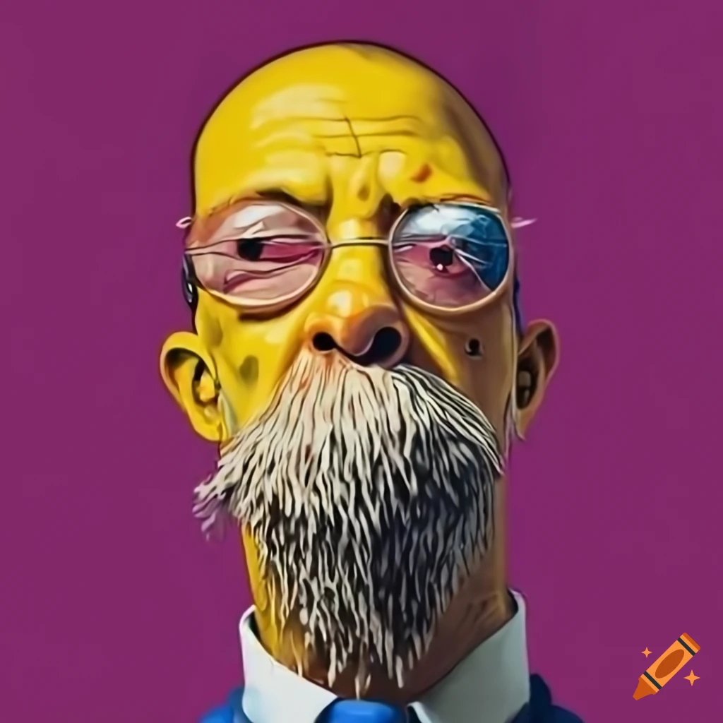 Hyperrealistic 8K Wallpaper of The Simpsons made by Banksy on Craiyon