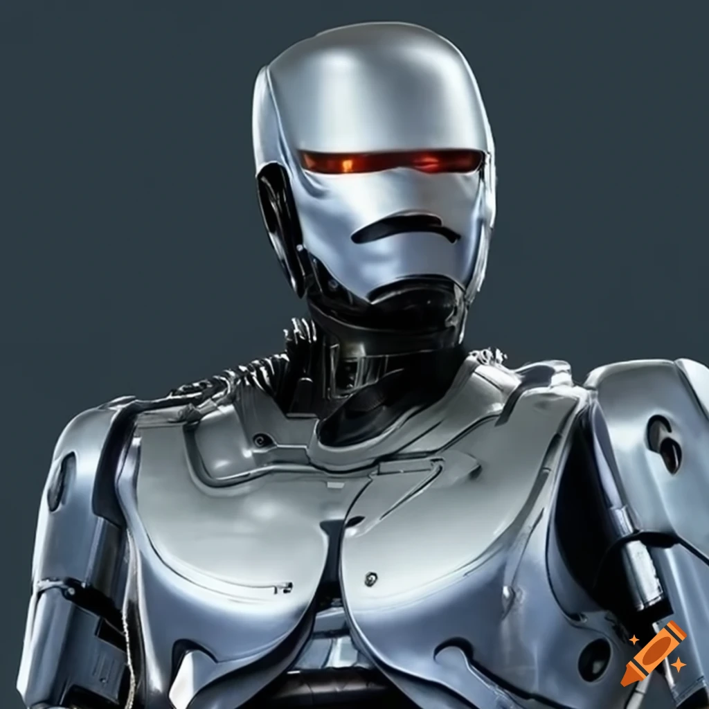 Abbie cornish as a golden female robocop in a geostorm