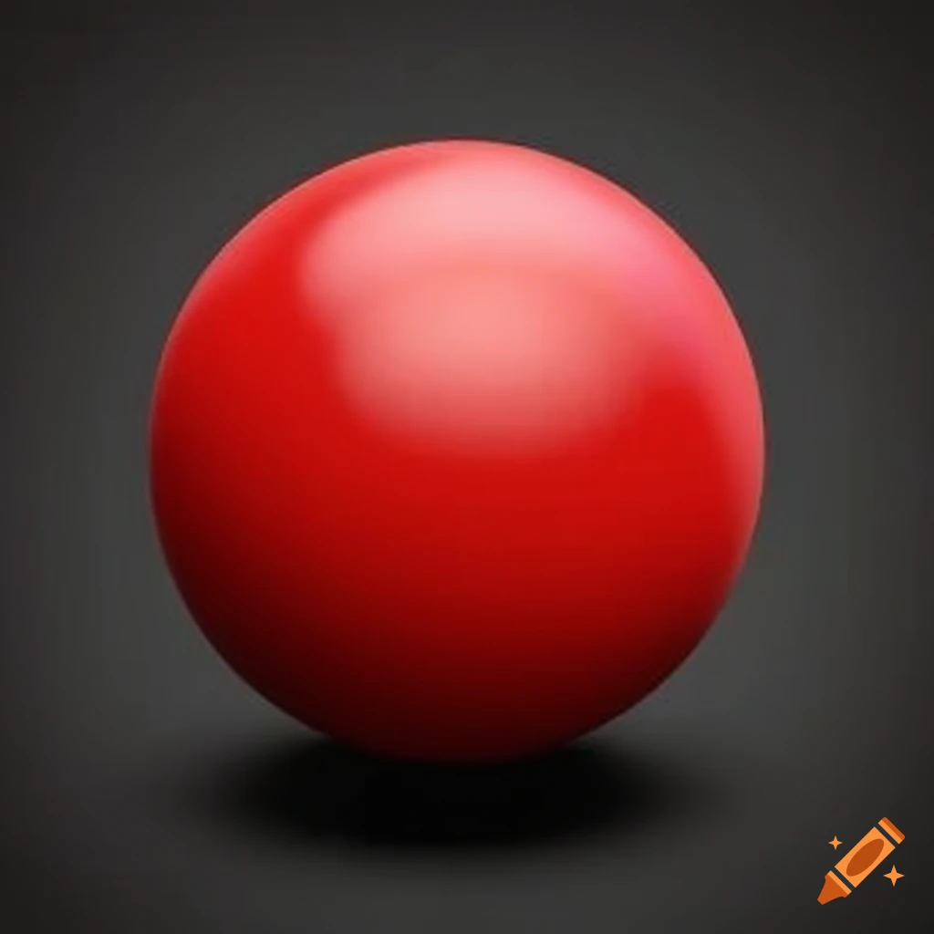 Red sphere on Craiyon