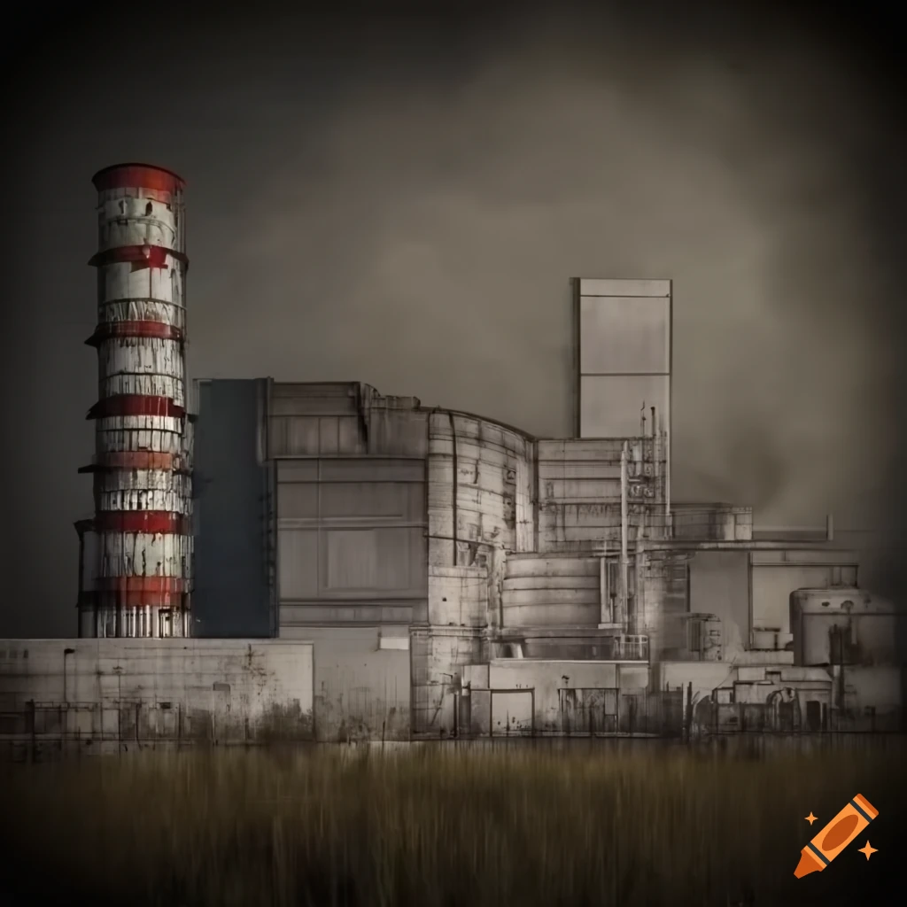 Chernobyl reactor, no background