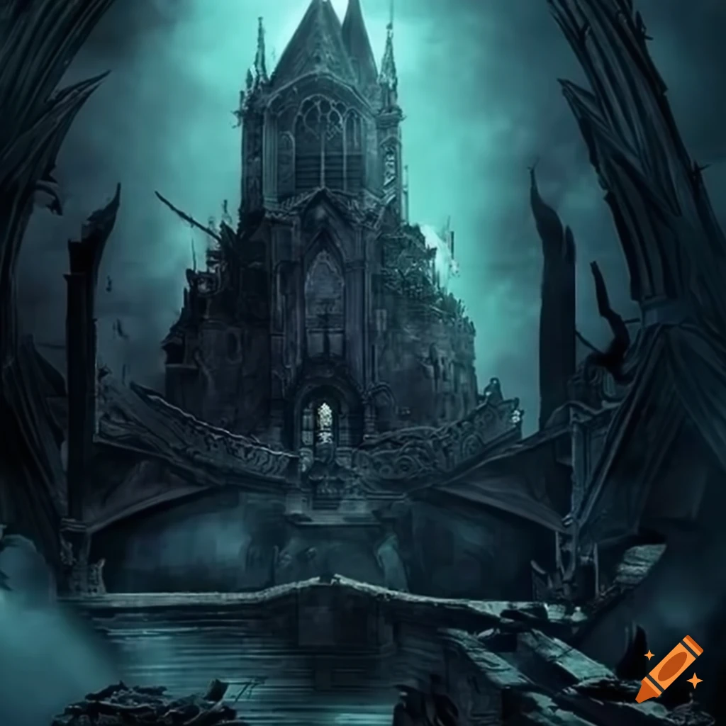 Gothic despair remnants of virtue architecture fallenangel brokenwings