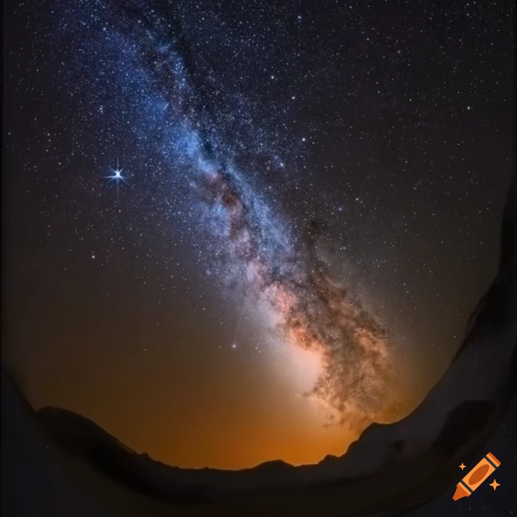 An abstract representation of a celestial being composed of information ...