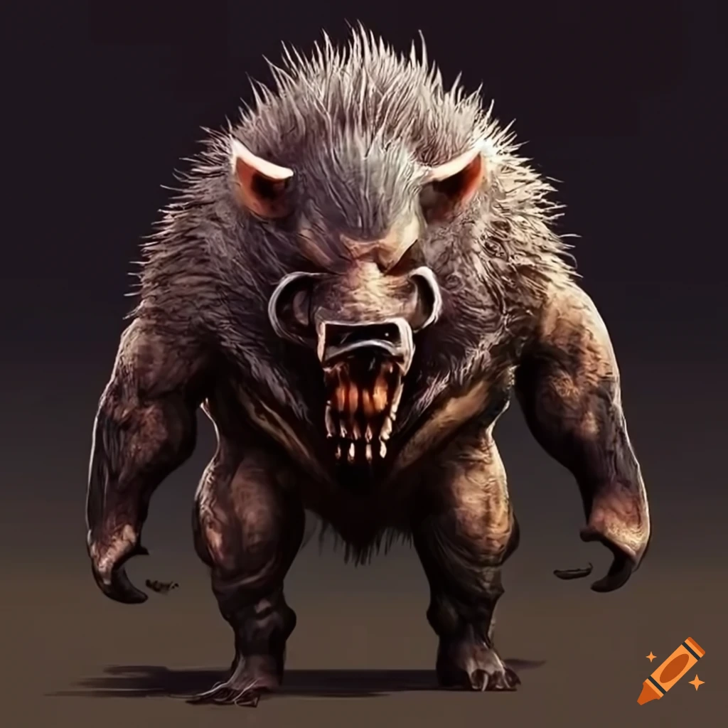 Wild Boar Humanoid