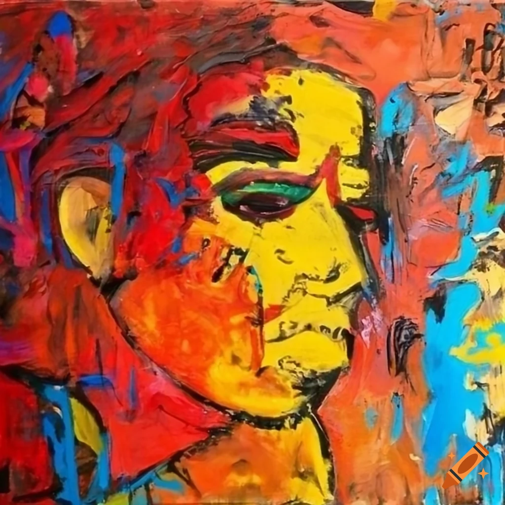 Neo expressionism painting, expensive and rare on Craiyon