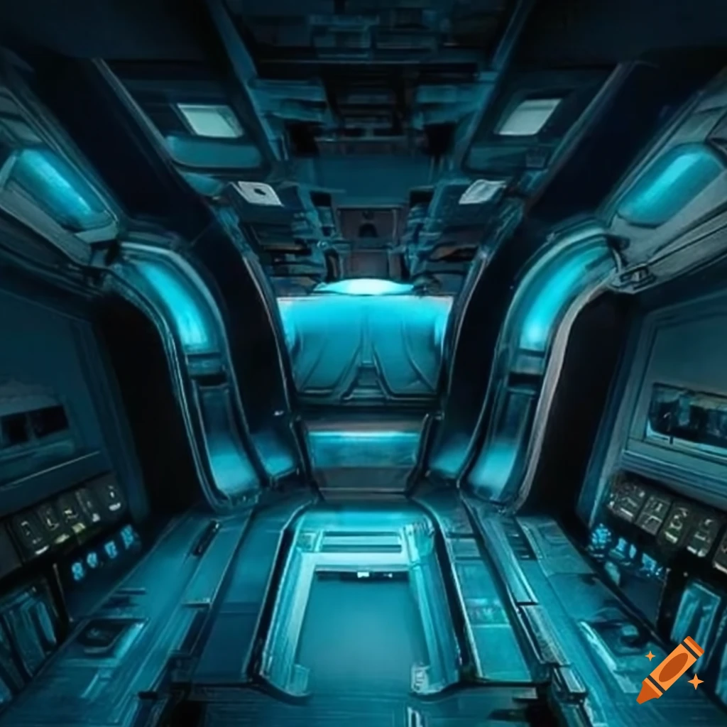 Alien in a spaceship